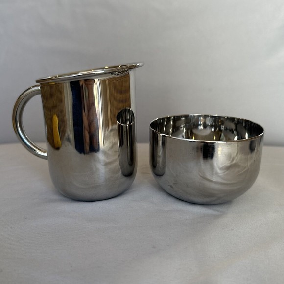 Kitchen | Alessi Original Bauhaus Model Sugar And Creamer Set Inox 181 ...